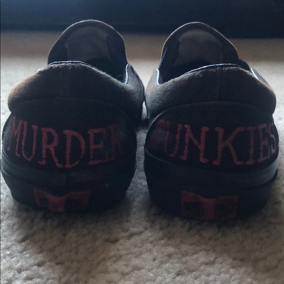 Vans | Shoes | Custom Vans Worn By Merle Allin Ggs Brother | Poshmark